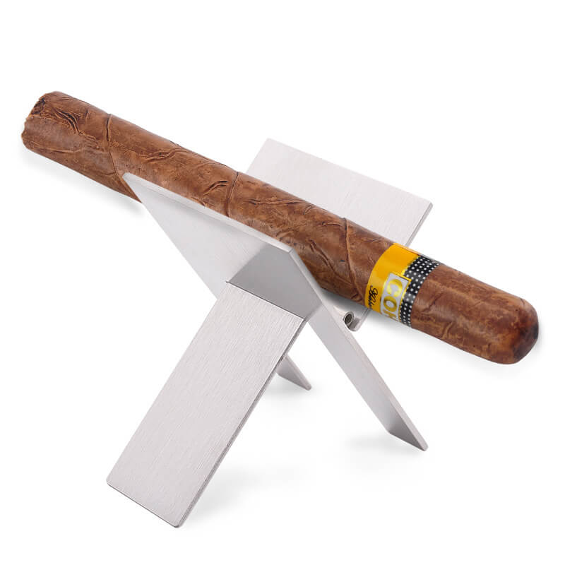 Stainless Steel Single Cigar Stand For Cigar Lovers - Brick Cigars Kenya