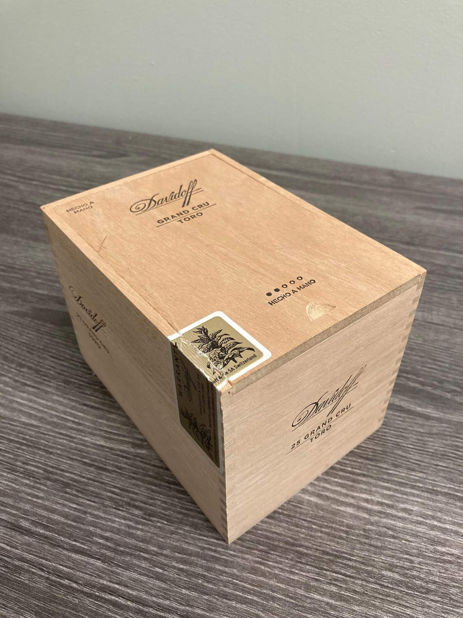 Davidoff Signature Empty Cigar Box - Brick Cigars Kenya